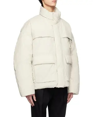 WOOYOUNGMI Long-sleeved Zipper Down Jacket
