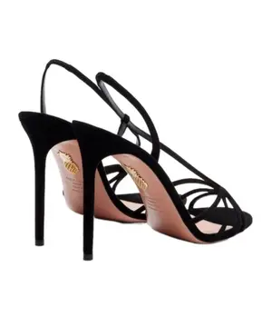 AQUAZZURA Solid Color High Heel Sandals
