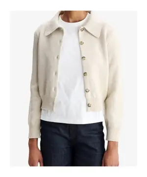 A.p.c. Wool Collared Cardigan