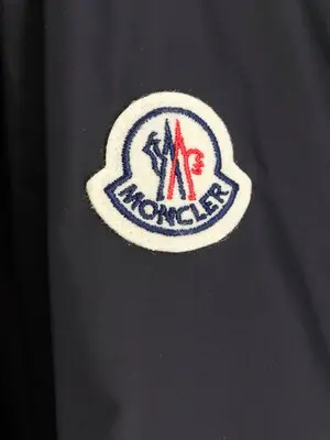 Moncler Mesh Panelled Zip-up Hooded Jacket