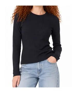 Max Mara Ribbed Long Sleeve T-shirt - Mud