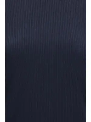 Max Mara Ribbed Long Sleeve T-shirt - Mud