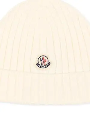 Moncler Ribbed-knit Wool Beanie