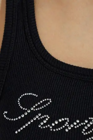 SPORTY  RICH Cropped Tank Top