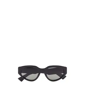 Gucci Geometric Frame Sunglasses - Black