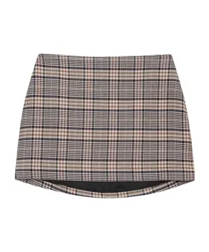ANINE BING Check-pattern Mini Skirt - Multicolor