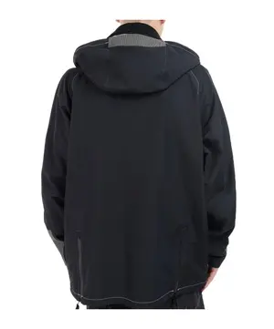 Barbour X And Wander Logo-printed Drawstring Hooded Jacket