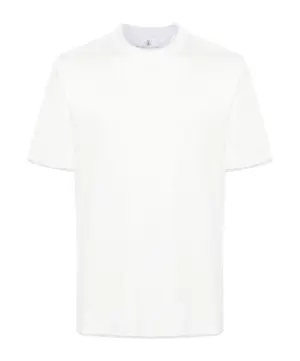 Brunello Cucinelli Layered-effect Crewneck T-shirt - White