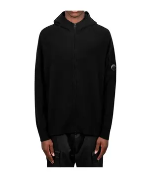 C.P. COMPANY Long-sleeved Hooded Sweatshirt