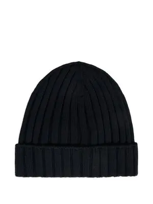 Moncler Ribbed Logo-patch Beanie