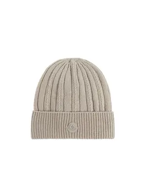 Moncler Ribbed Knit Hat - No