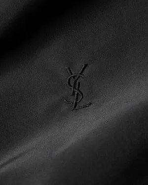 Saint Laurent Cassandre Windbreaker In Taffeta