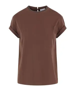 Brunello Cucinelli Short-sleeved T-shirt - Brown