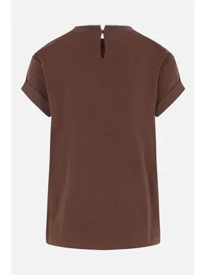 Brunello Cucinelli Monili-trim T-shirt