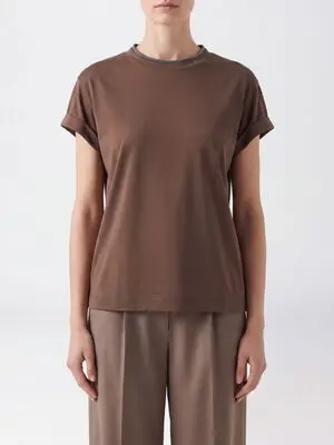 Brunello Cucinelli Monili-trim T-shirt