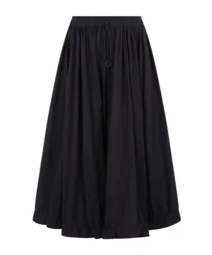 Yohji Yamamoto Drawstring Skirt - Black