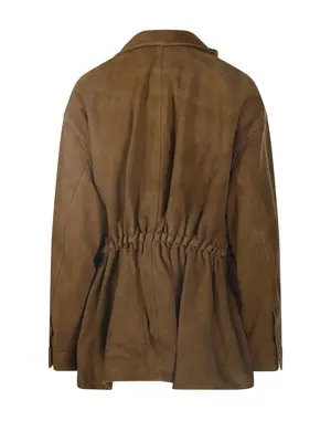 RÓHE Sculptural Suede Jacket