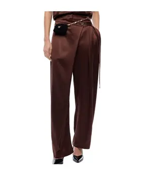 Pinko Satin Wrap Trousers
