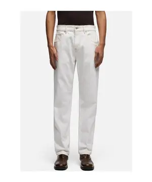 7 For All Mankind Straight-leg Jeans With Contrast Topstitching