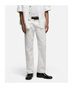 7 For All Mankind Straight-leg Jeans With Contrast Topstitching