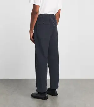 Barena Venezia Stretch-cotton Pleated Straight Trousers