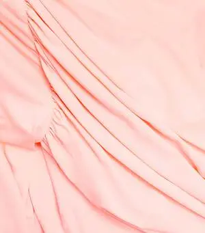 DE LA VALI Draped Perisa Mini Dress