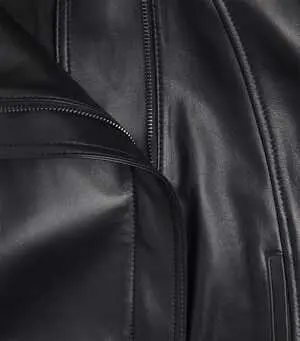 Vince Asymmetric Lambskin Jacket