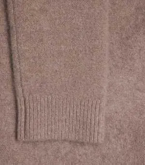 Vince Boiled Cashmere Crew Neck Sweater - Beige