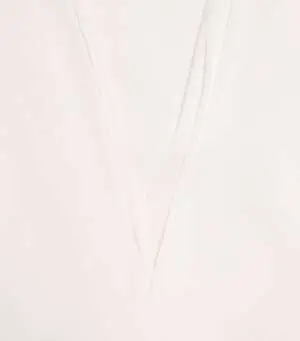 Vince Silk-blend Layered V-neck Top