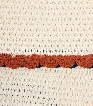 Escvdo Crochet Santos Top