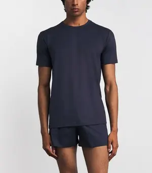 Sunspel Stretch-tencel T-shirt