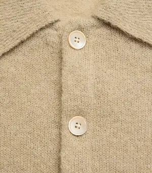 Our Legacy Alpaca-blend Evening Polo Cardigan