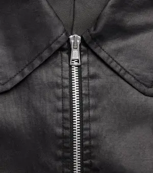 Our Legacy Faux Leather Zip-up Jacket - Black