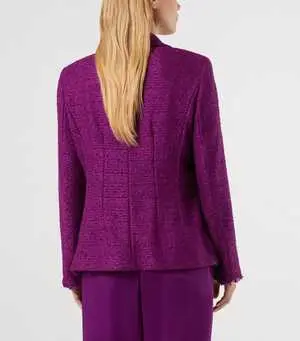 Marina Rinaldi Tweed Double-breasted Jacket