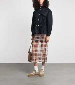 Claudie Pierlot Cotton Waxed Gabardine Jacket