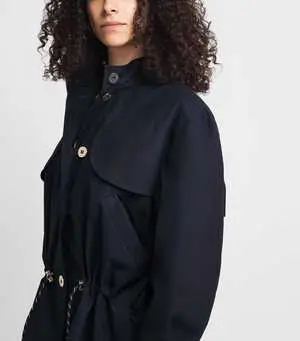 Claudie Pierlot Cotton Waxed Gabardine Jacket