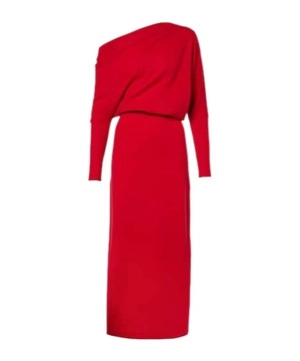 Altuzarra Kasos Cashmere Maxi Dress - Red