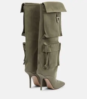 Attico Sienna Canvas Knee-high Boots