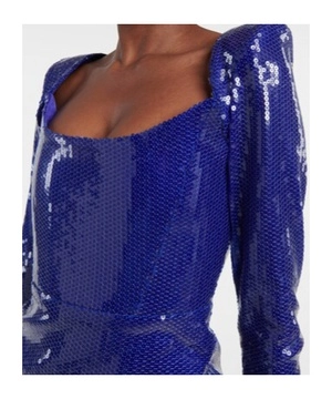 Alex Perry Sequined Midi Dress