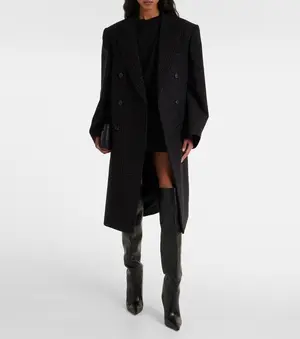 Wardrobe.NYC Plaid Double-breasted Coat