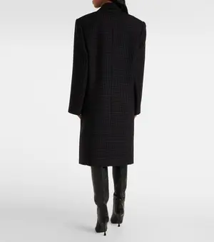 Wardrobe.NYC Plaid Double-breasted Coat