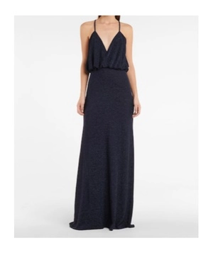 Monique Lhuillier Plunge-neck Gown