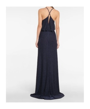 Monique Lhuillier Plunge-neck Gown
