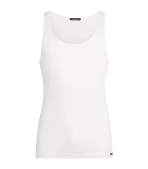TOM FORD Ribbed Tank Top - White