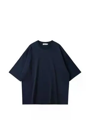 CELLAR DOOR Oversized Crew Neck T-shirt - Blue