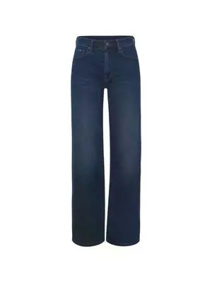 MOTHER Whiskered-effect Jeans - Blue