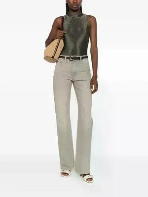 FORTE_FORTE Glitter-effect High-neck Body