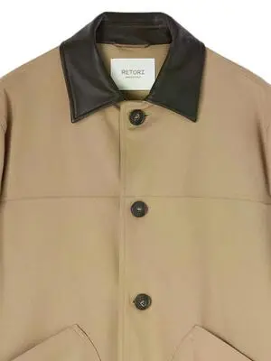 RETORI Retro I Leather Collar Field Jacket
