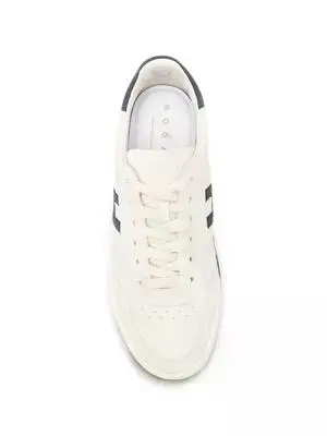 Hogan H-tv Logo-patch Panelled Sneakers