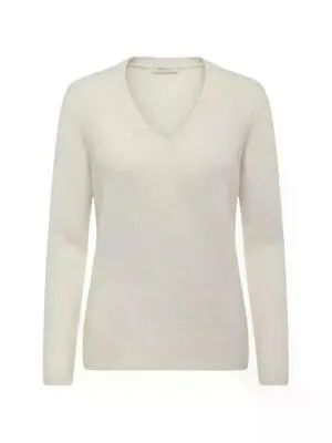 Gabriela Hearst V-neck Long Sleeve Sweater - Neutrals